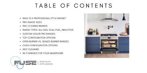 Professional Range Appliance Buying Guide